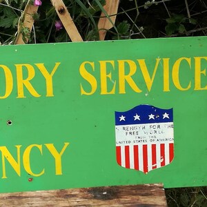 1940s Vintage American Government Agency Metal Sign for - Etsy