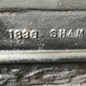 Restored 1838 Cast Fireplace With Antique Ceramic Tiles and Cast Iron ...