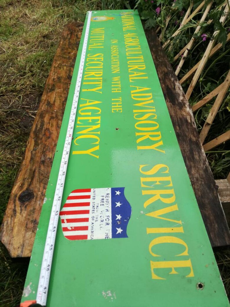 1940s Vintage American Government Agency Metal Sign for - Etsy