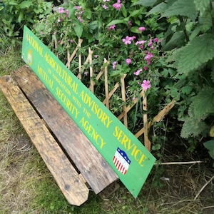 1940s Vintage American Government Agency Metal Sign for - Etsy