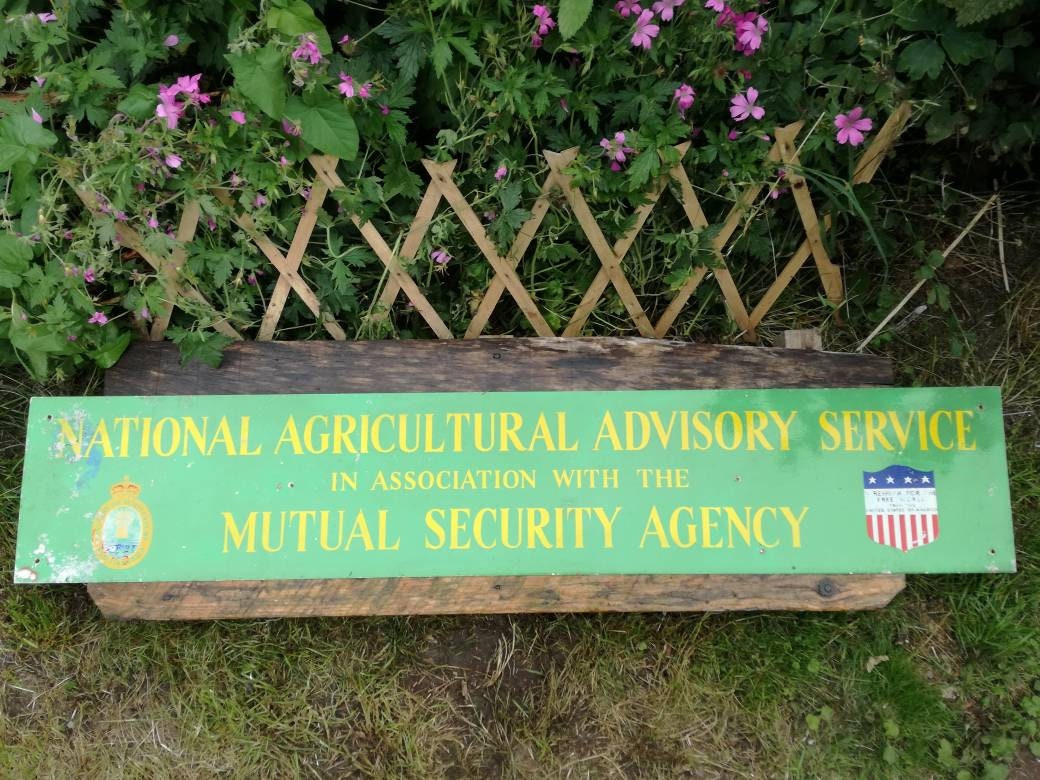 1940s Vintage American Government Agency Metal Sign for - Etsy