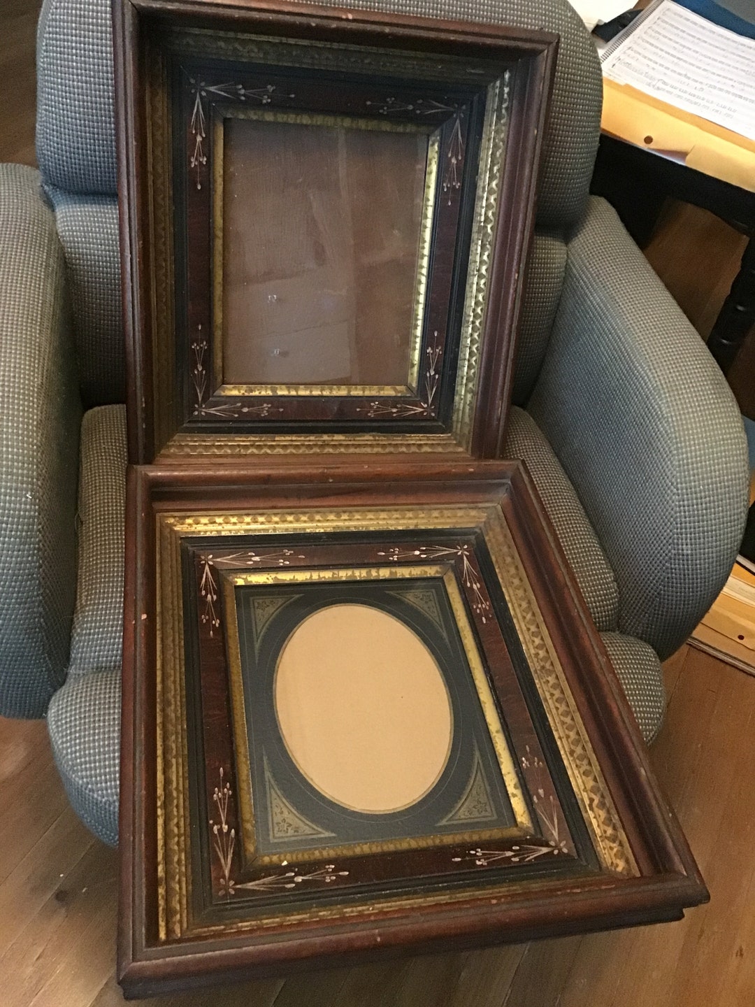 Antique Wooden Eastlake-style Picture Frames 2 Matching - Etsy