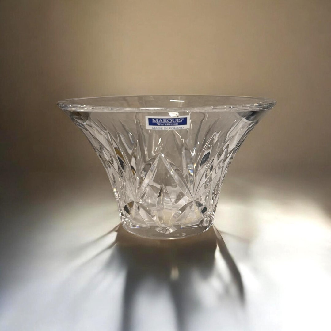 Vintage Waterford Crystal Caprice Bowl – Marquis Collection 8" Round ...
