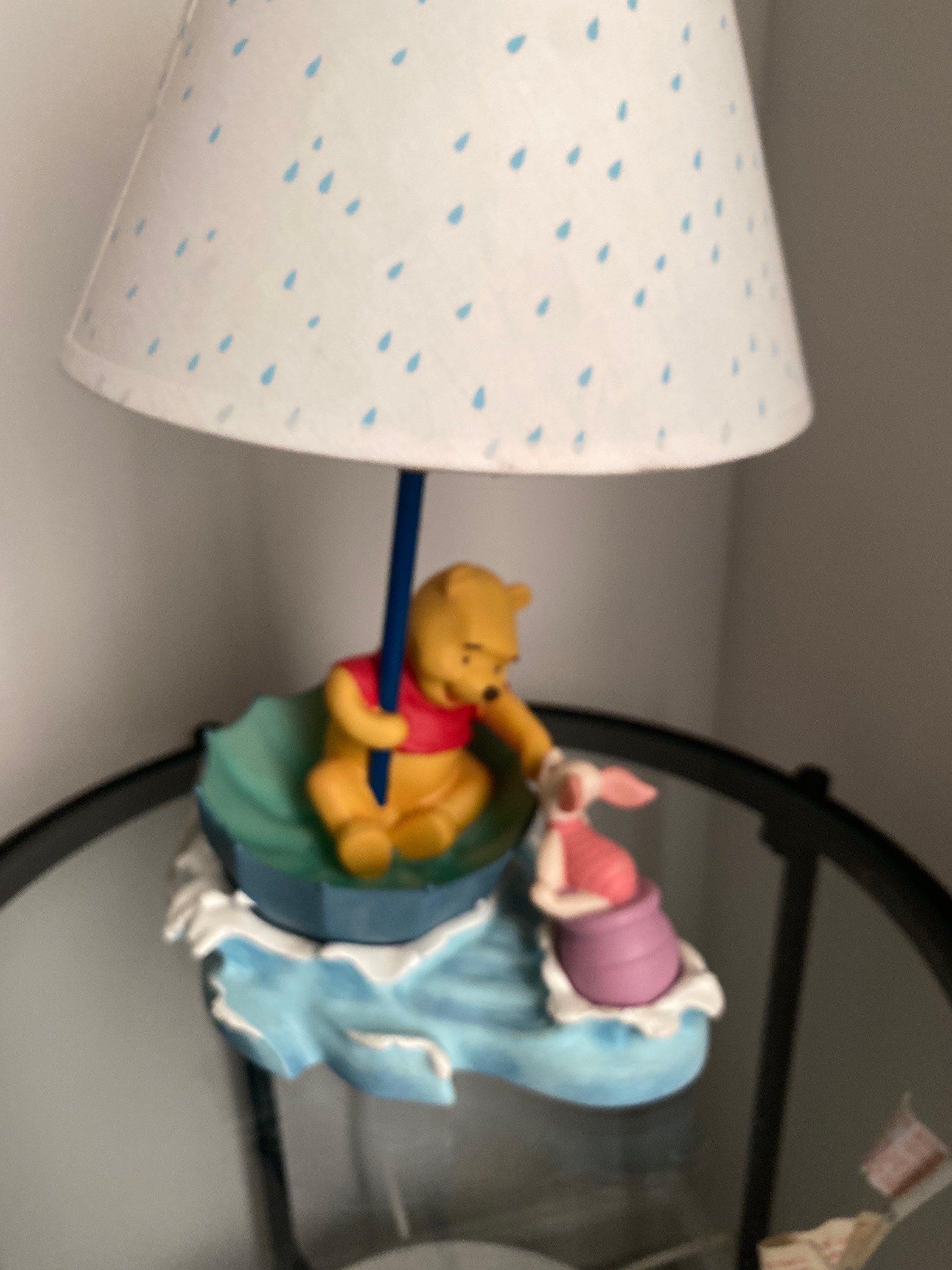 Vintage Winnie the Pooh Lamp Winnie the Pooh and Piglet | Etsy