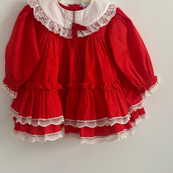 Red Baby Dress - Etsy