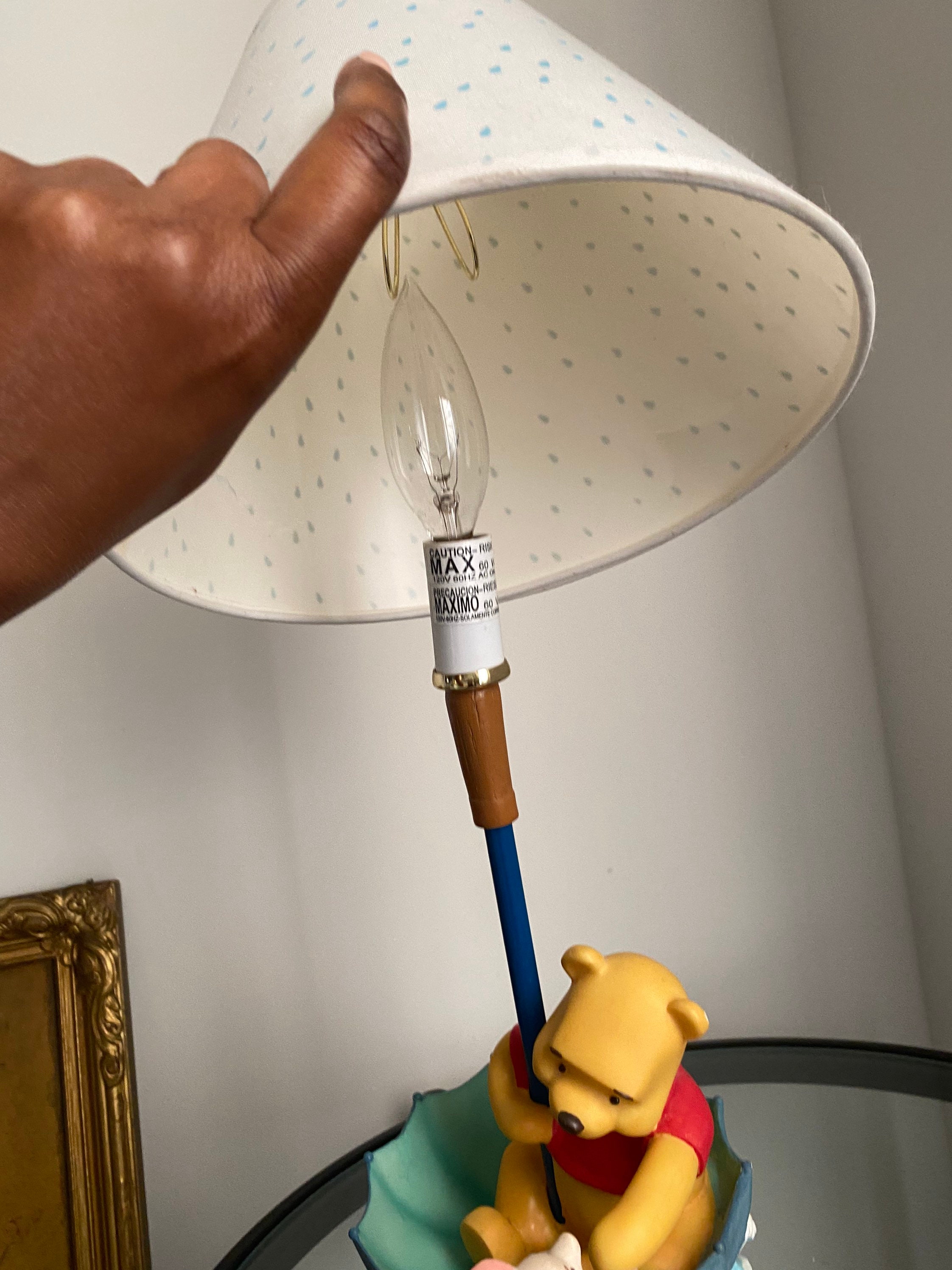 Vintage Winnie the Pooh Lamp Winnie the Pooh and Piglet | Etsy