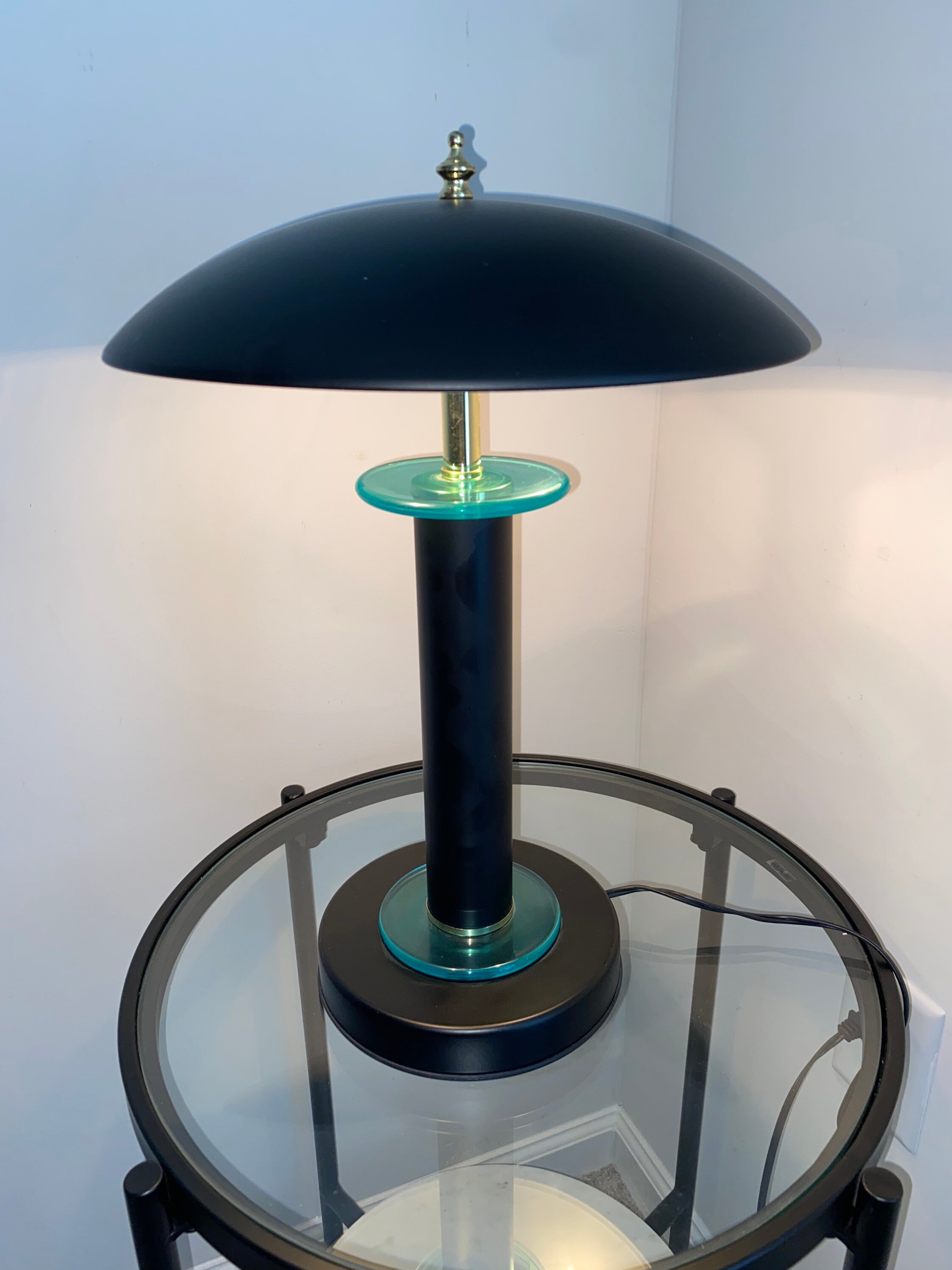 Vintage 90s Post Modern Lamp Architecture Style Touch Lamp | Etsy