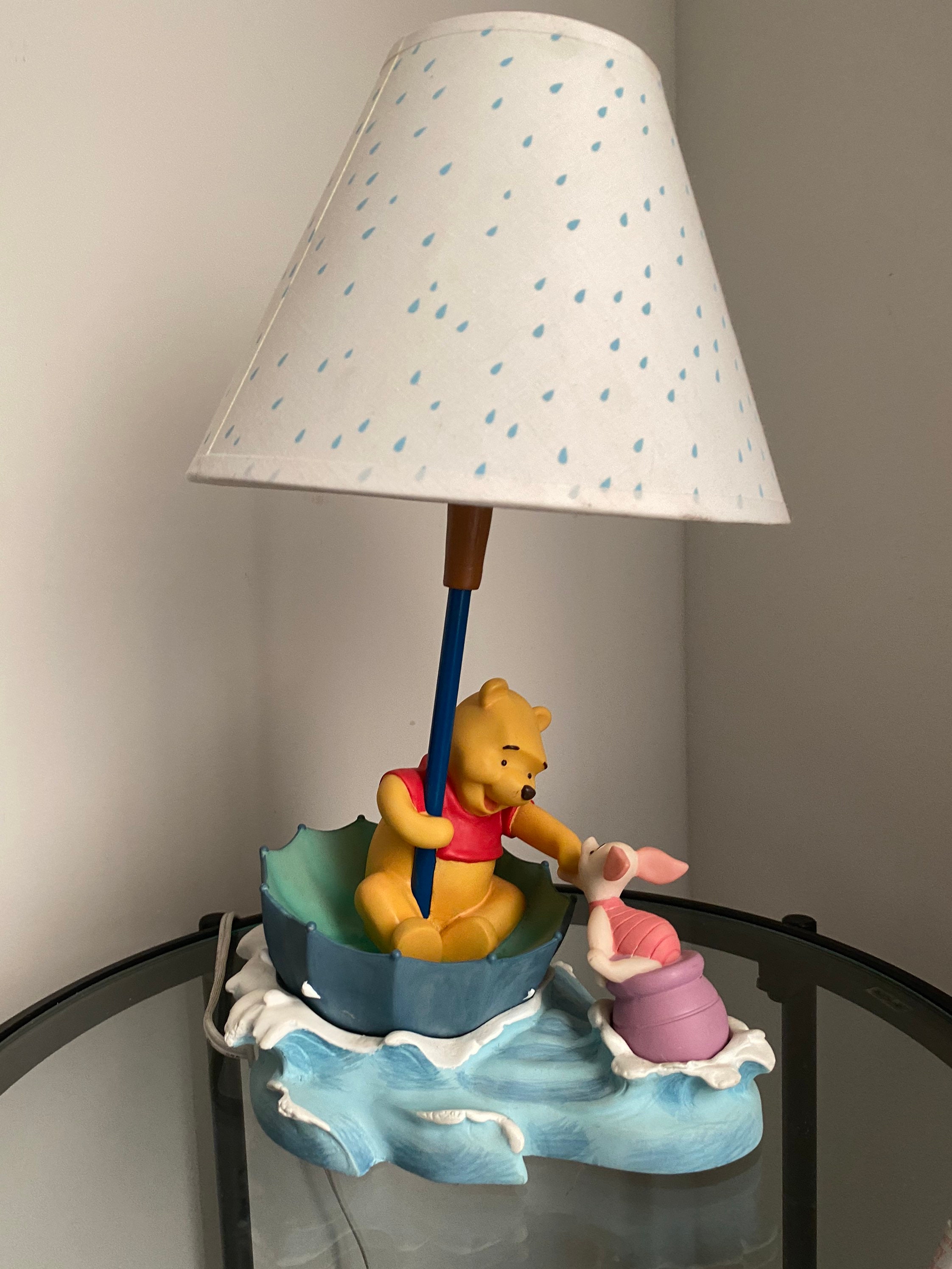 Vintage Winnie the Pooh Lamp Winnie the Pooh and Piglet | Etsy