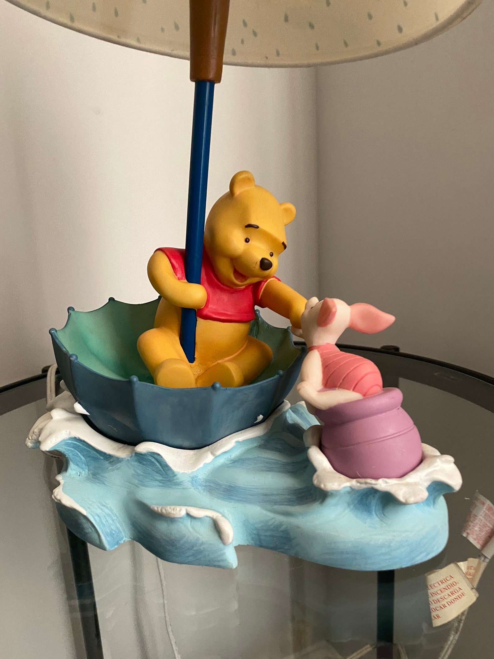 Vintage Winnie the Pooh Lamp Winnie the Pooh and Piglet | Etsy