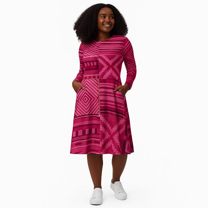 Pink African Dress - Etsy