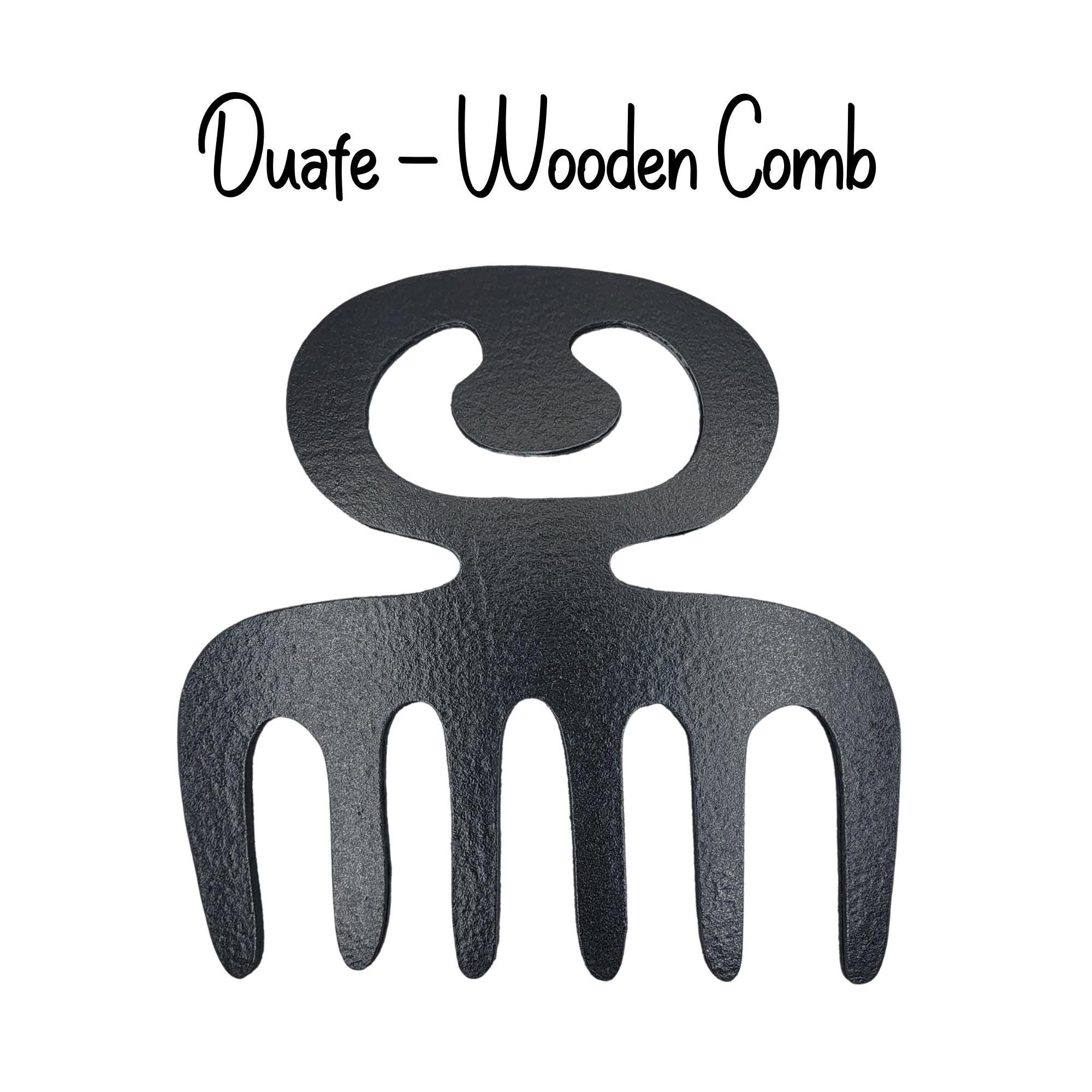 Duafe Adinkra Wall Art: Afrocentric Feminine Symbol, Wooden Decor - Etsy