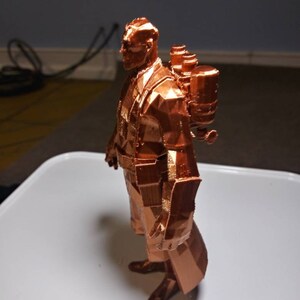 Medic - Team Fortress 2 Figure 3D Printed Copper PLA TF2 Gamer ...