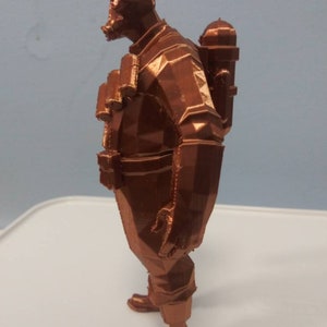 The Pyro - Team Fortress 2 (TF2) 3D Printed Model Copper Statue Valve ...