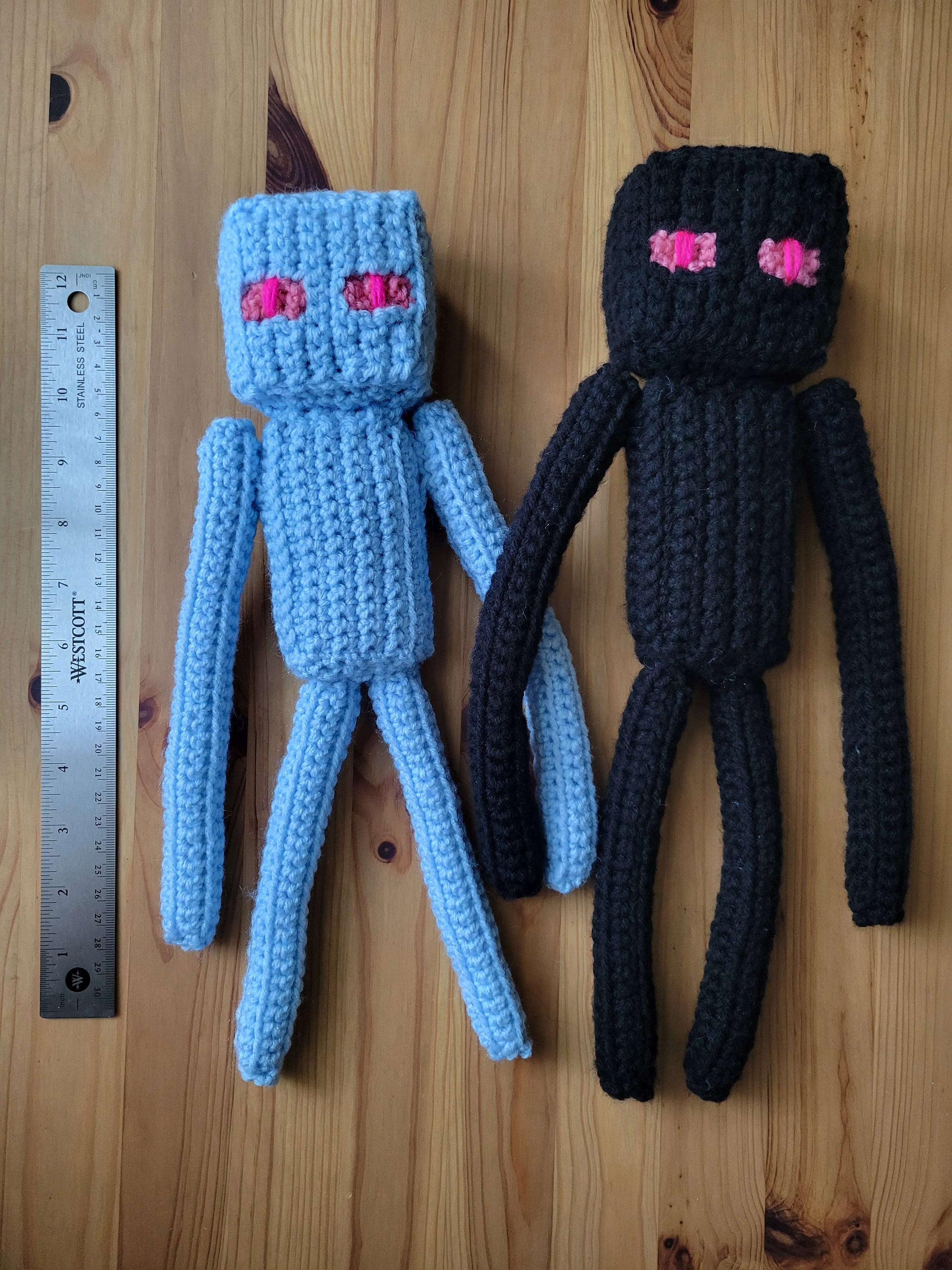 Minecraft Enderman Crochet Pattern • Cute Amigurumi Plush • PDF Digital Download - Etsy