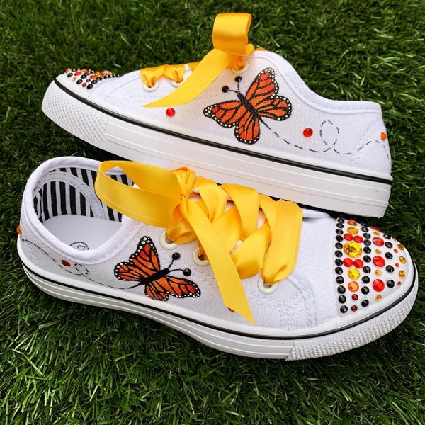 Butterfly Shoes - Etsy