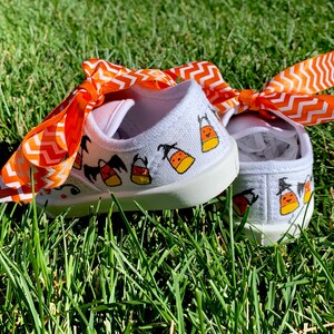 NEW Custom Painted Halloween Pumpkin Candy Corn Rhinestone - Etsy
