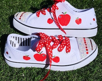 Red Apple Shoes - Etsy