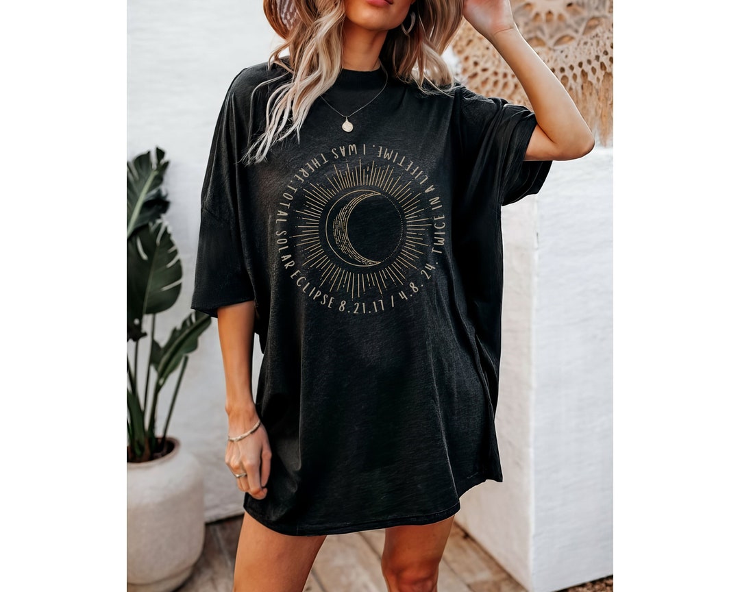 Total Solar Eclipse Shirt 2024 Solar Eclipse Gift April 8 2024 Boho Sun ...