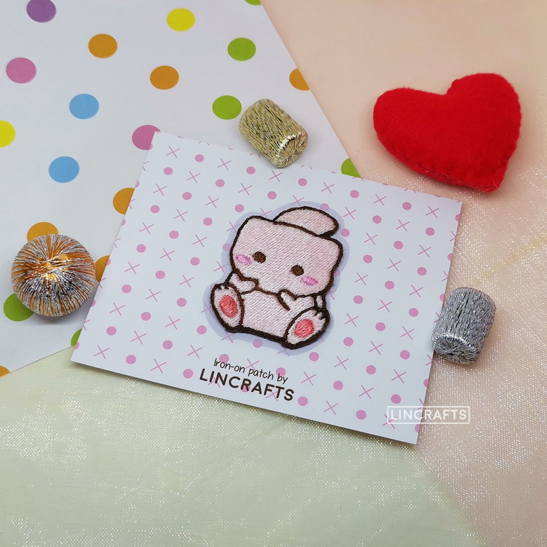 Pokemon Mew: Iron-on Embroidered Patch, Pin & Keychain 34mm X 47mm - Etsy