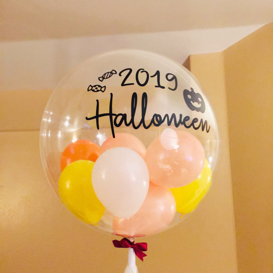 Customized Vinyl balloon decal/ personalized vinyl balloon | Etsy