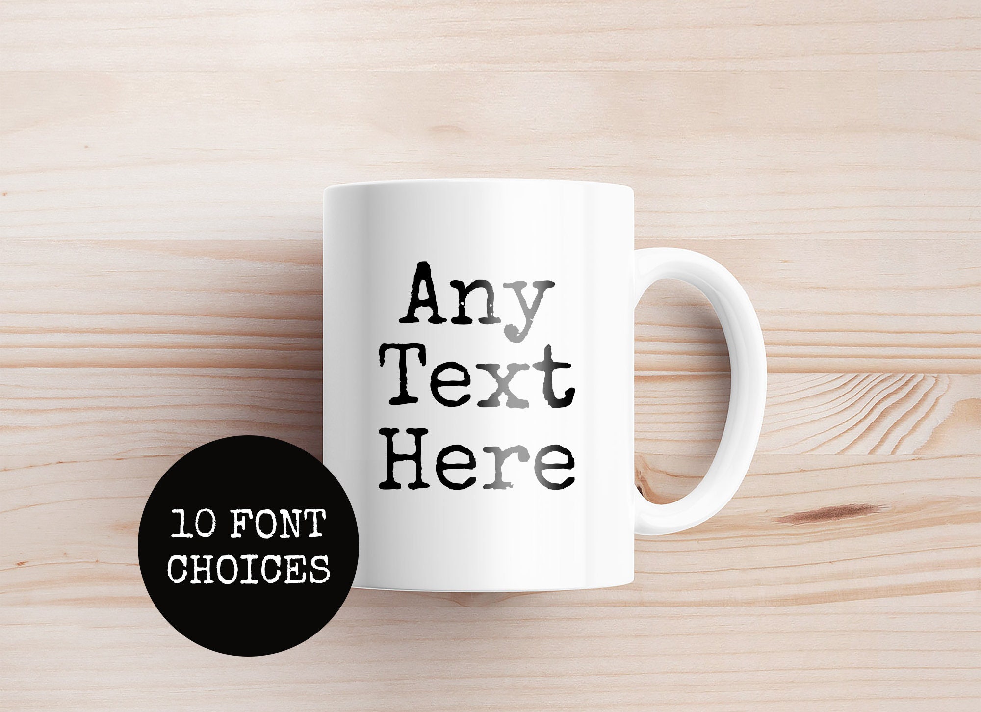 Create Your Own Mug Personalised Text Mug Funny Gifts - Etsy UK
