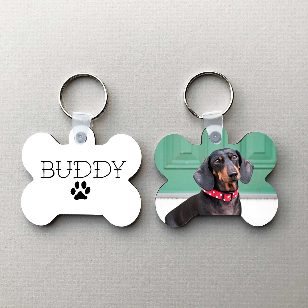 Dog Name & Photo Keyring, Dog Parent Key Ring, Dog Mum Keychain, Dog ...