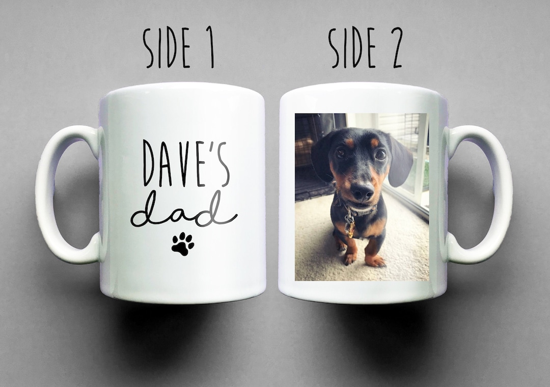 Personalised Dog Dad Mug,personalised Mug, Customised Mug, Personalised ...