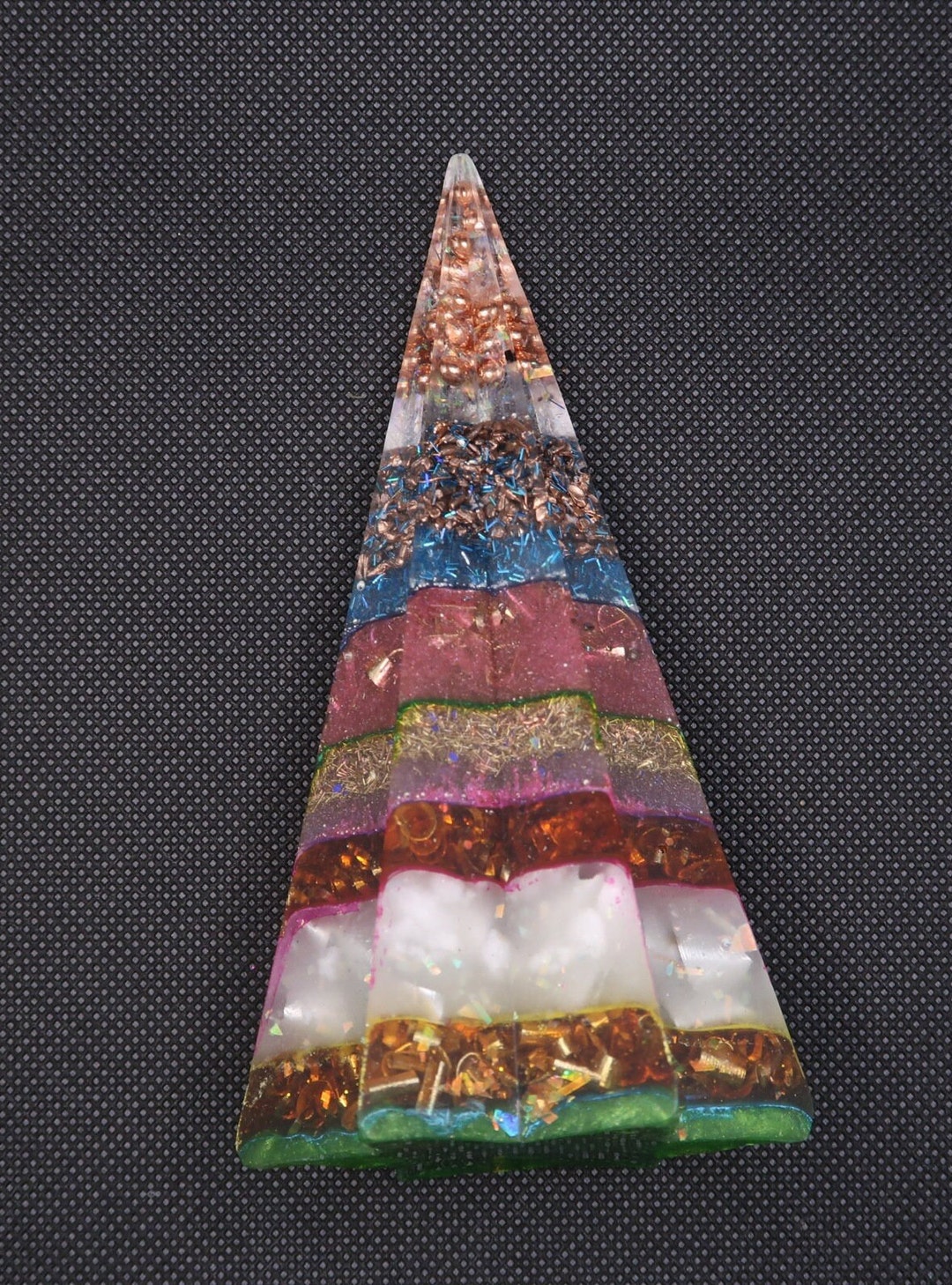 Real Orgonite EMF Protection Reiki Infused Violet Wand Tensor ...