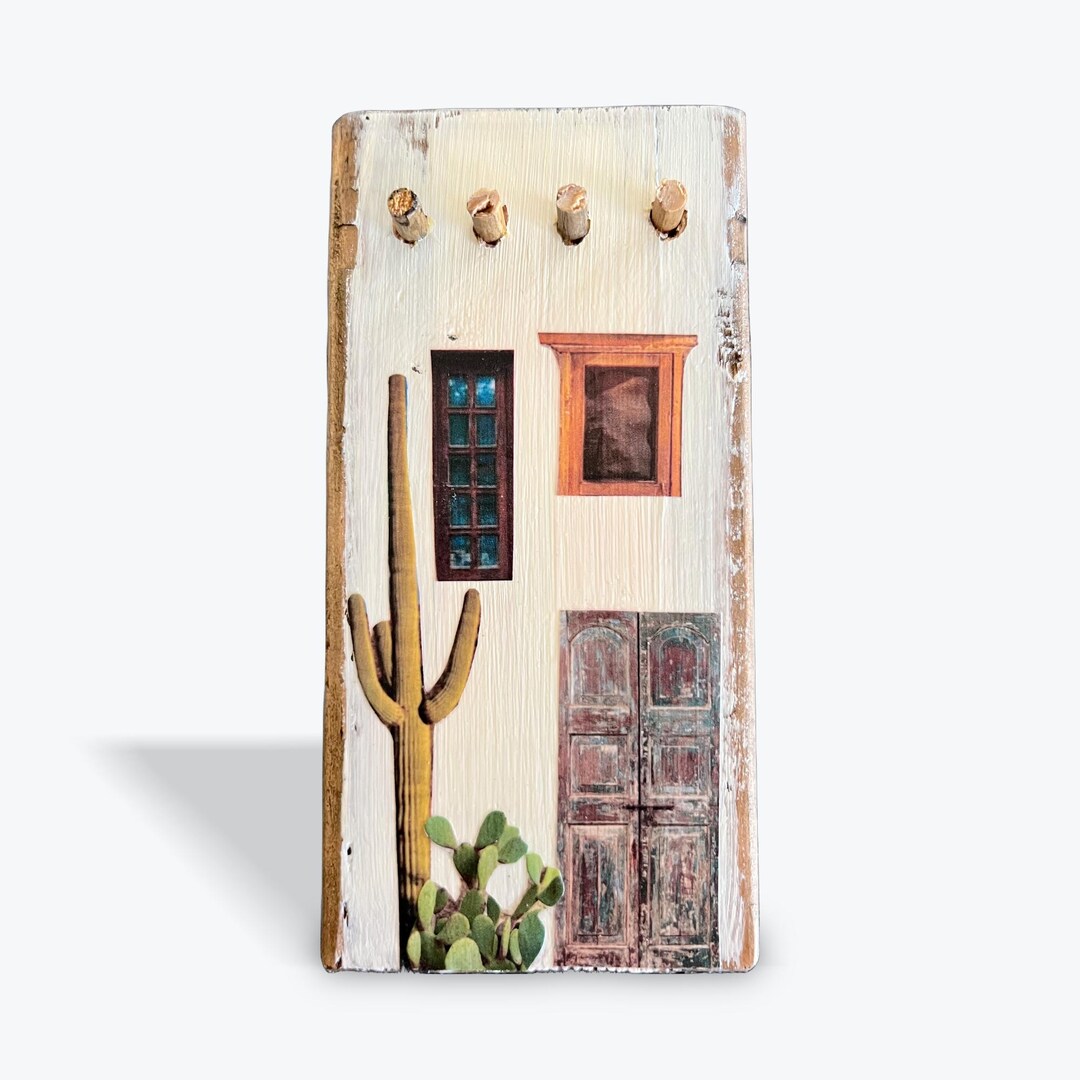 Rustic Wood Pueblo Art Decor - Large - Etsy
