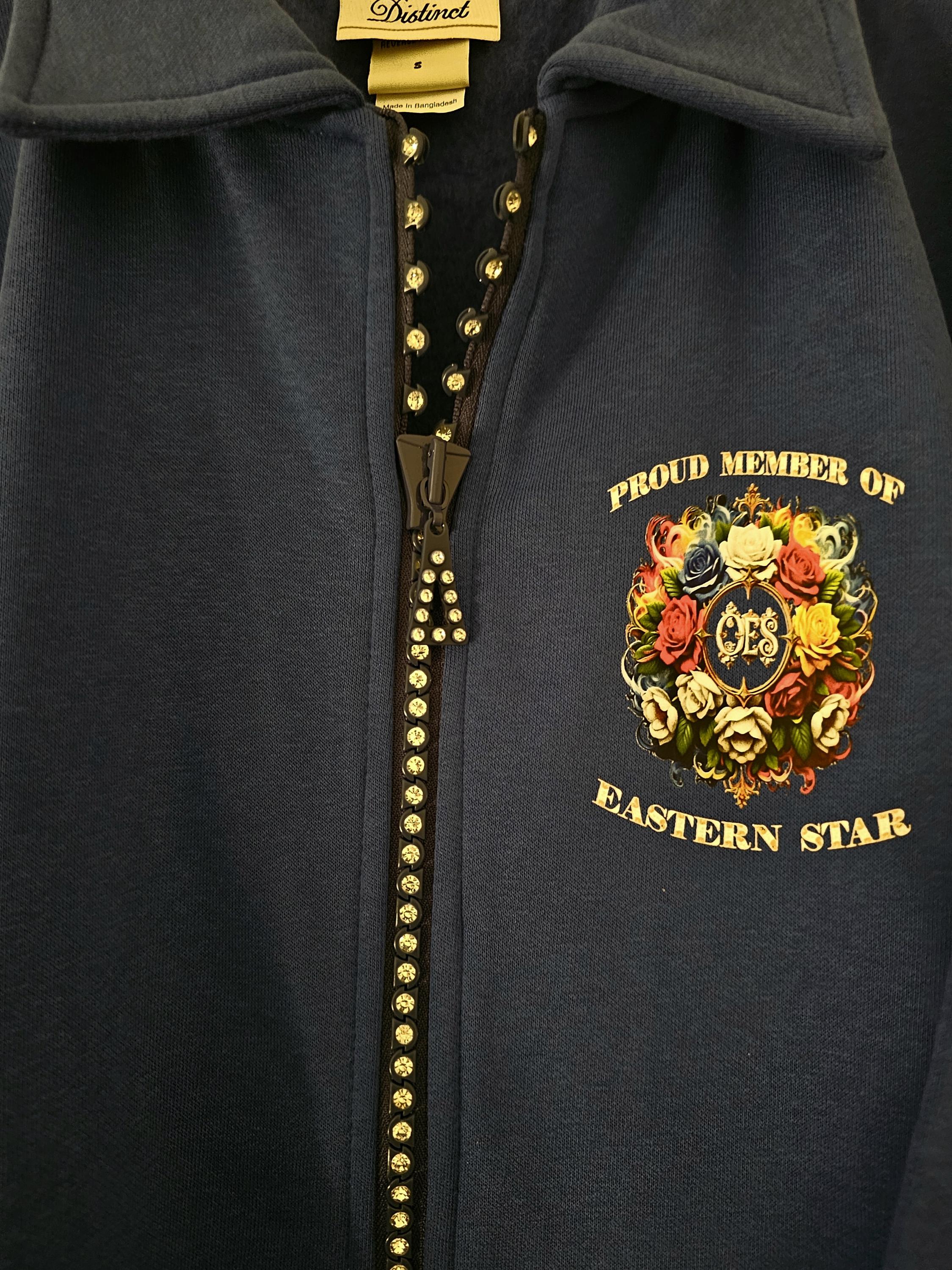 Order of Eastern Star. Beautiful Bling Fully Zippered Fleece Jacket ...