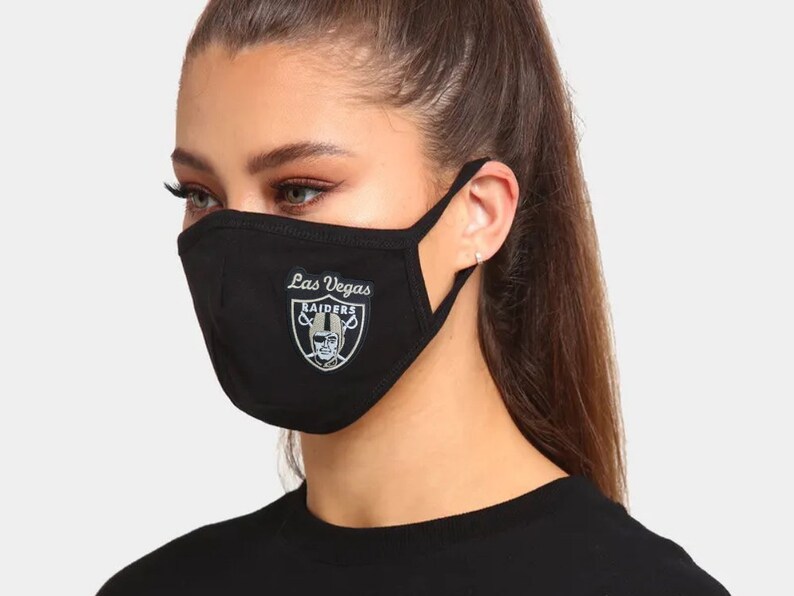 Raiders Face Mask / Las Vegas Raiders Face Mask / Raiders Mask ...