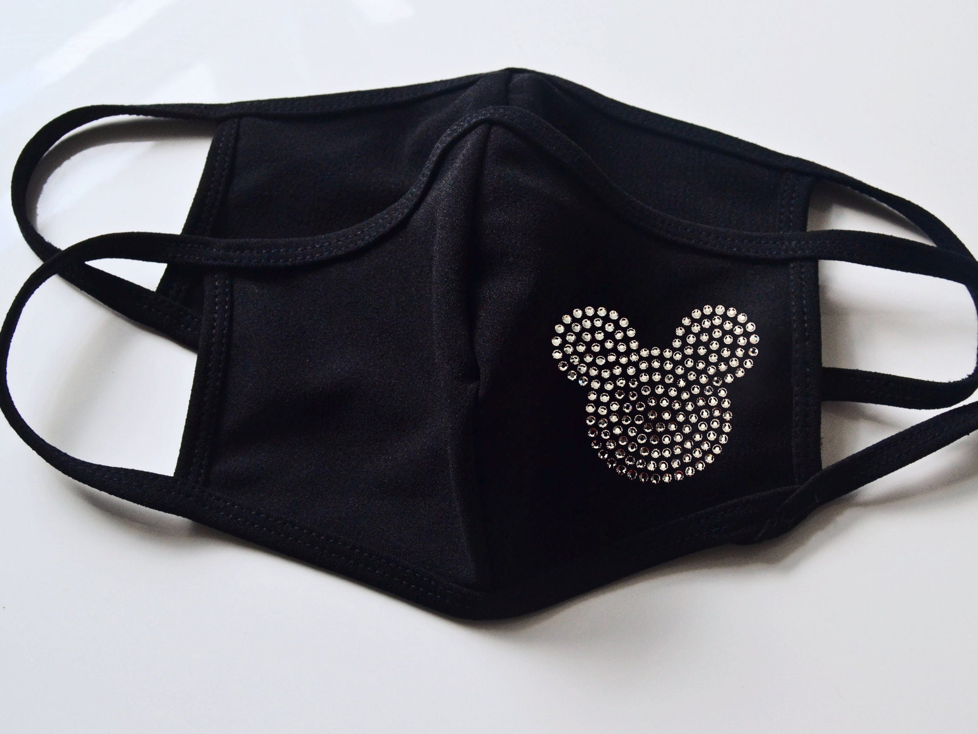 Mickey Mouse Bling Face Mask / Mickey Mouse Face Mask / Mickey Face ...