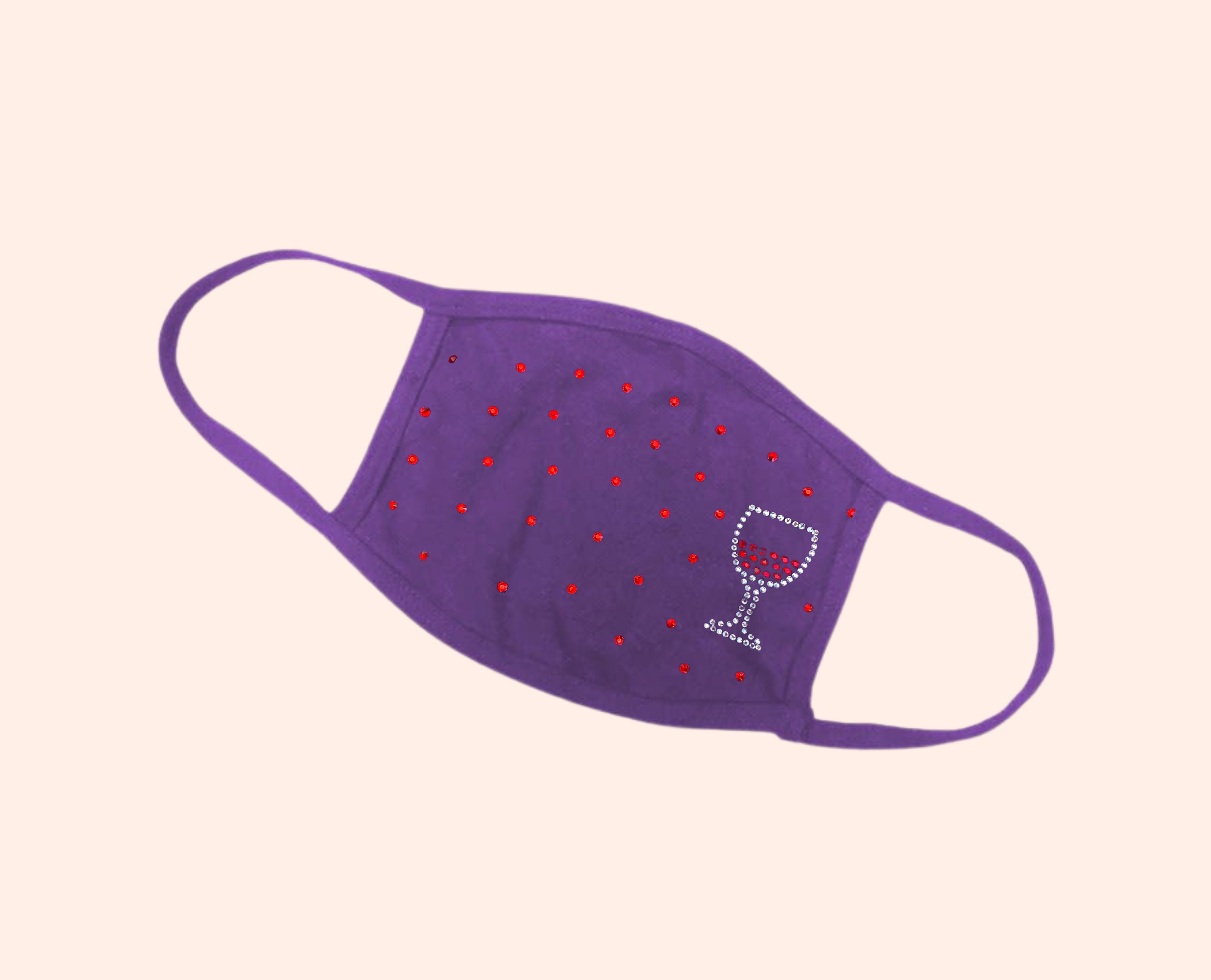 Red Wine Face Mask / Washable Face Mask / Purple Face Mask / Black Face ...