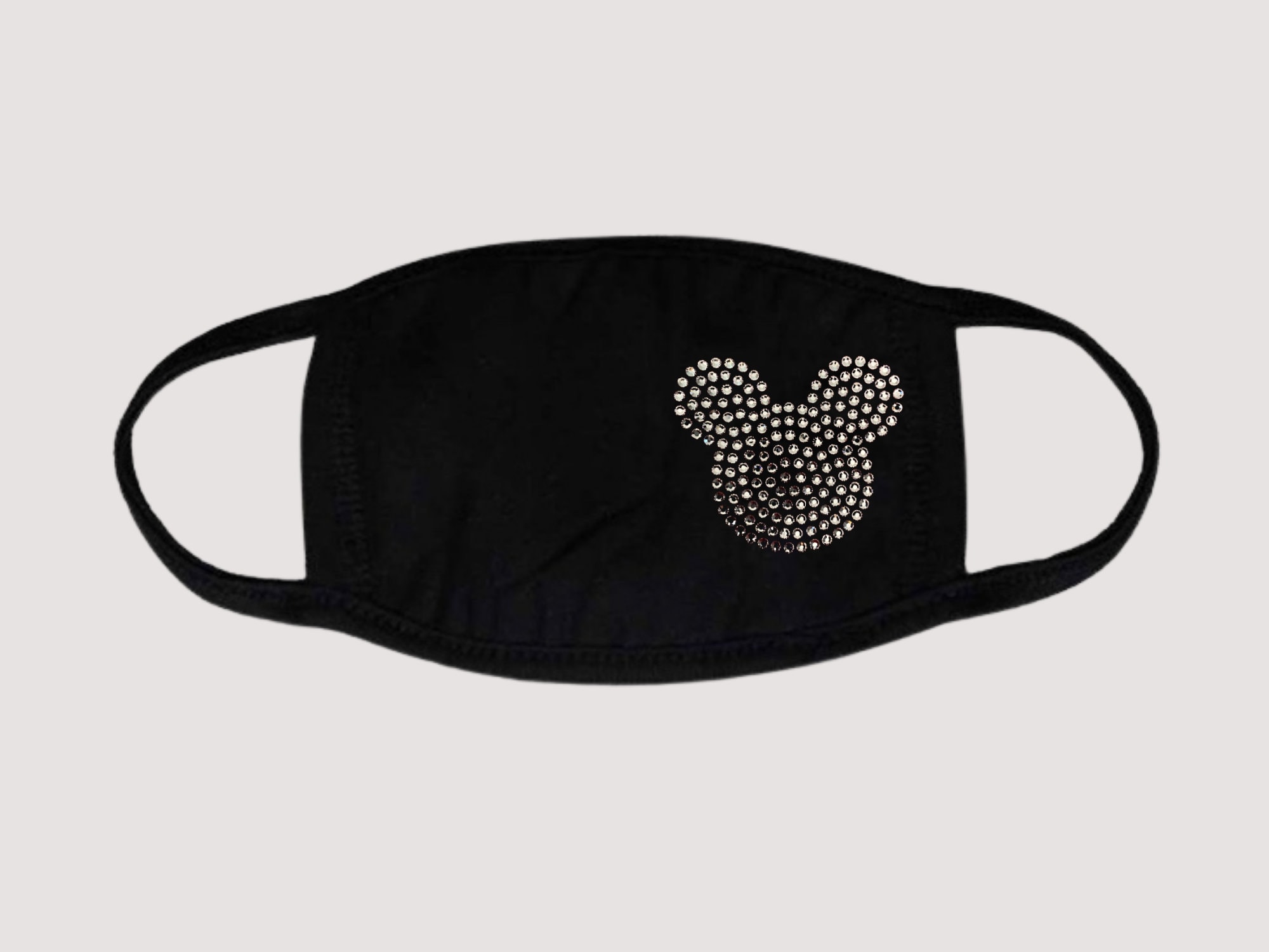 Mickey Mouse Bling Face Mask / Mickey Mouse Face Mask / Mickey Face ...