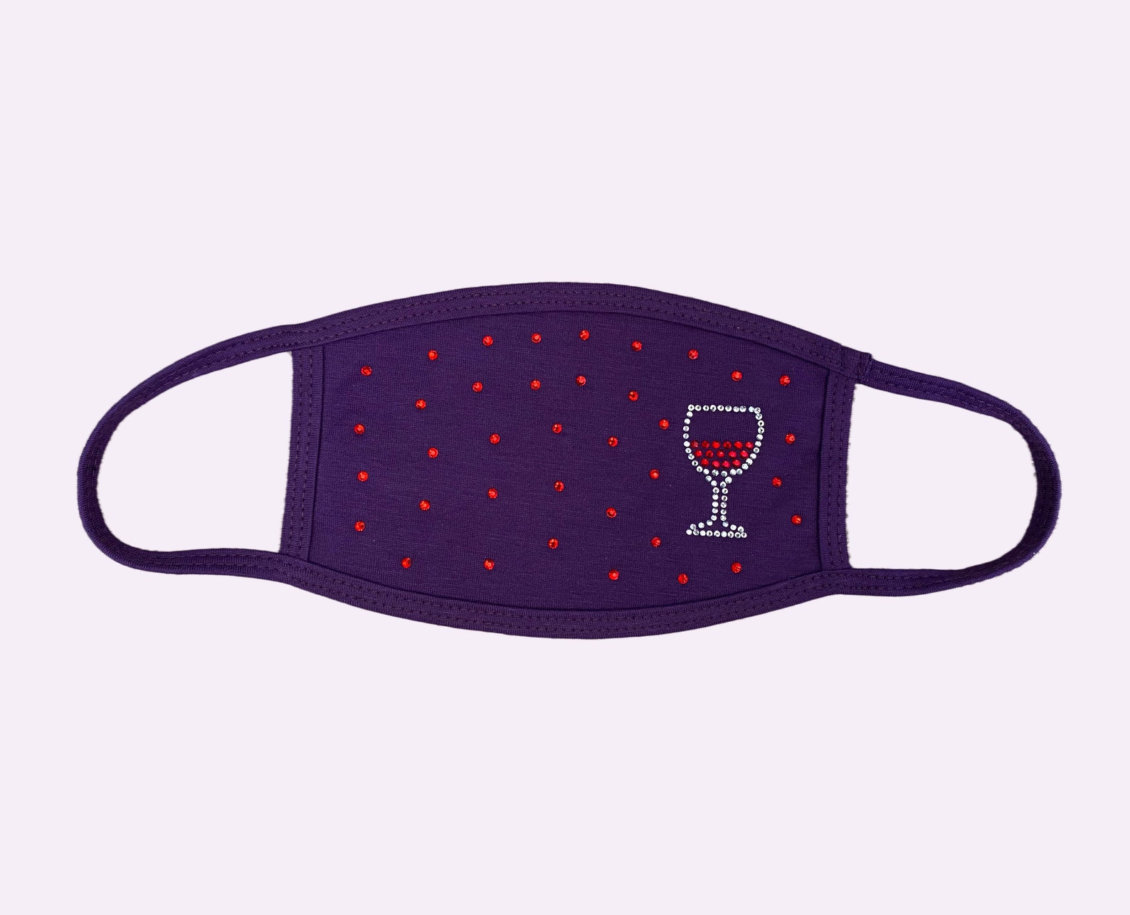 Red Wine Face Mask / Washable Face Mask / Purple Face Mask / Black Face ...