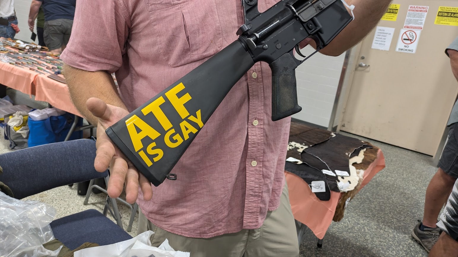 ATF IS GAY Cut Vinyl Decal - Etsy