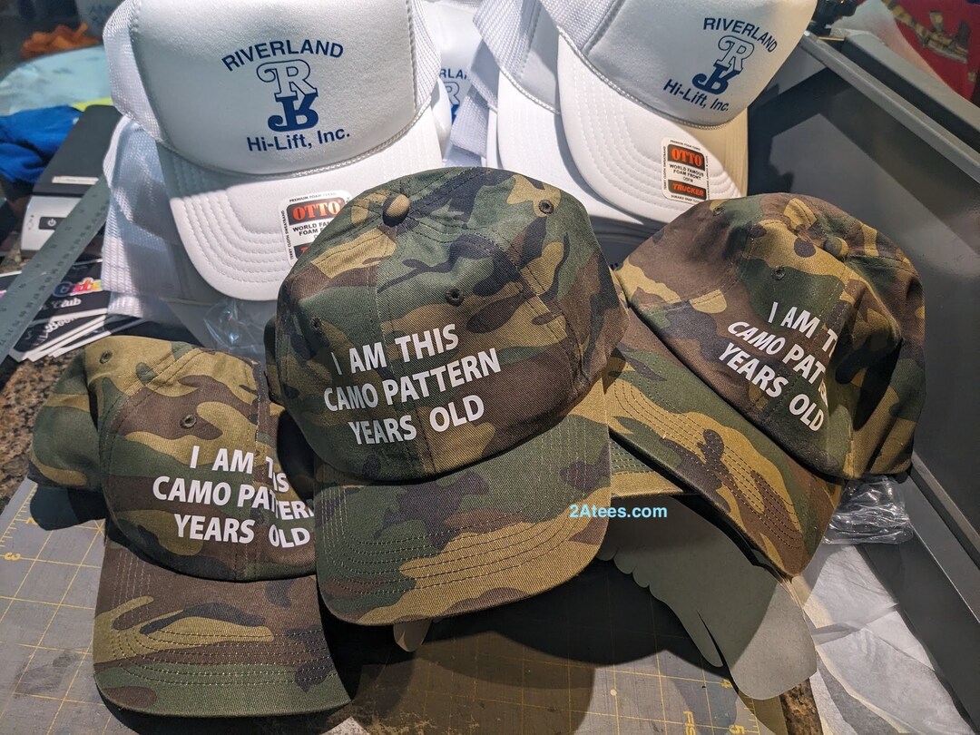 I'm This Camo Pattern Hat - Old Soldier - M81 Woodland Camo BDU Pattern ...