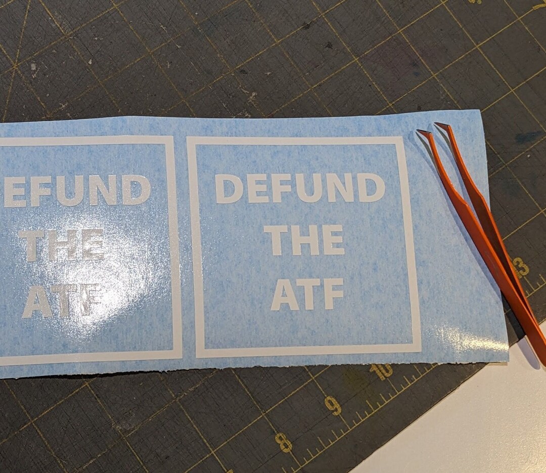 Defund the ATF Vinyl Decal - Etsy