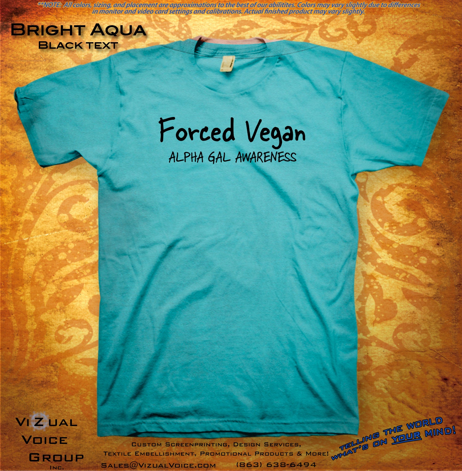 Alpha-gal Awareness Forced Vegan Tee - Etsy
