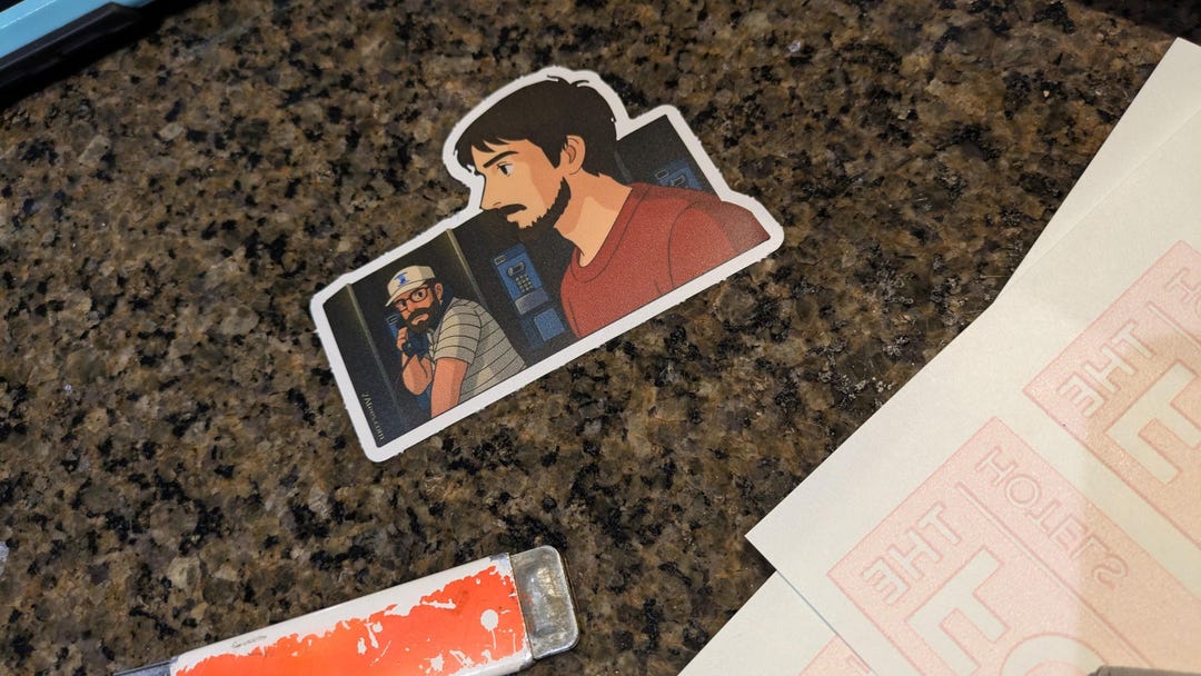 Gary Plauché Ghibli-style Sticker - Etsy