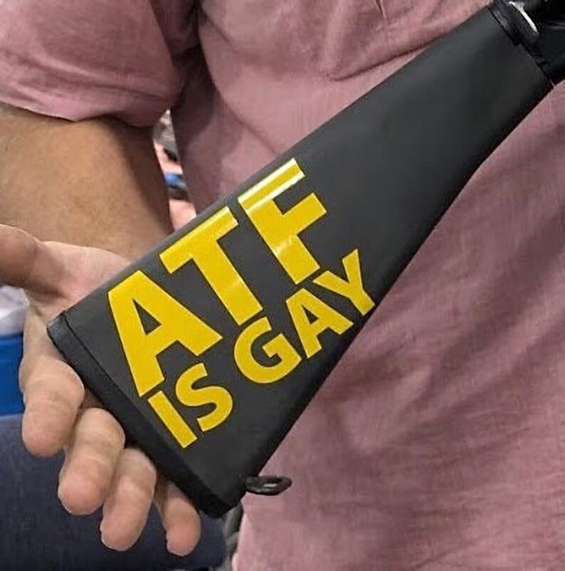 ATF IS GAY Cut Vinyl Decal - Etsy