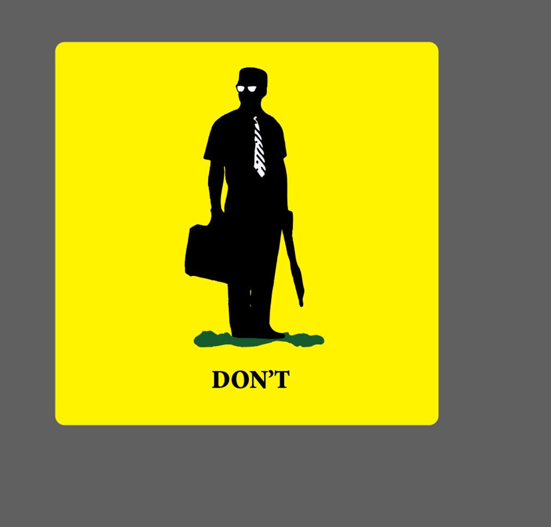 Falling Down Inspired Decal - Gadsden Flag Style PG Version - Etsy