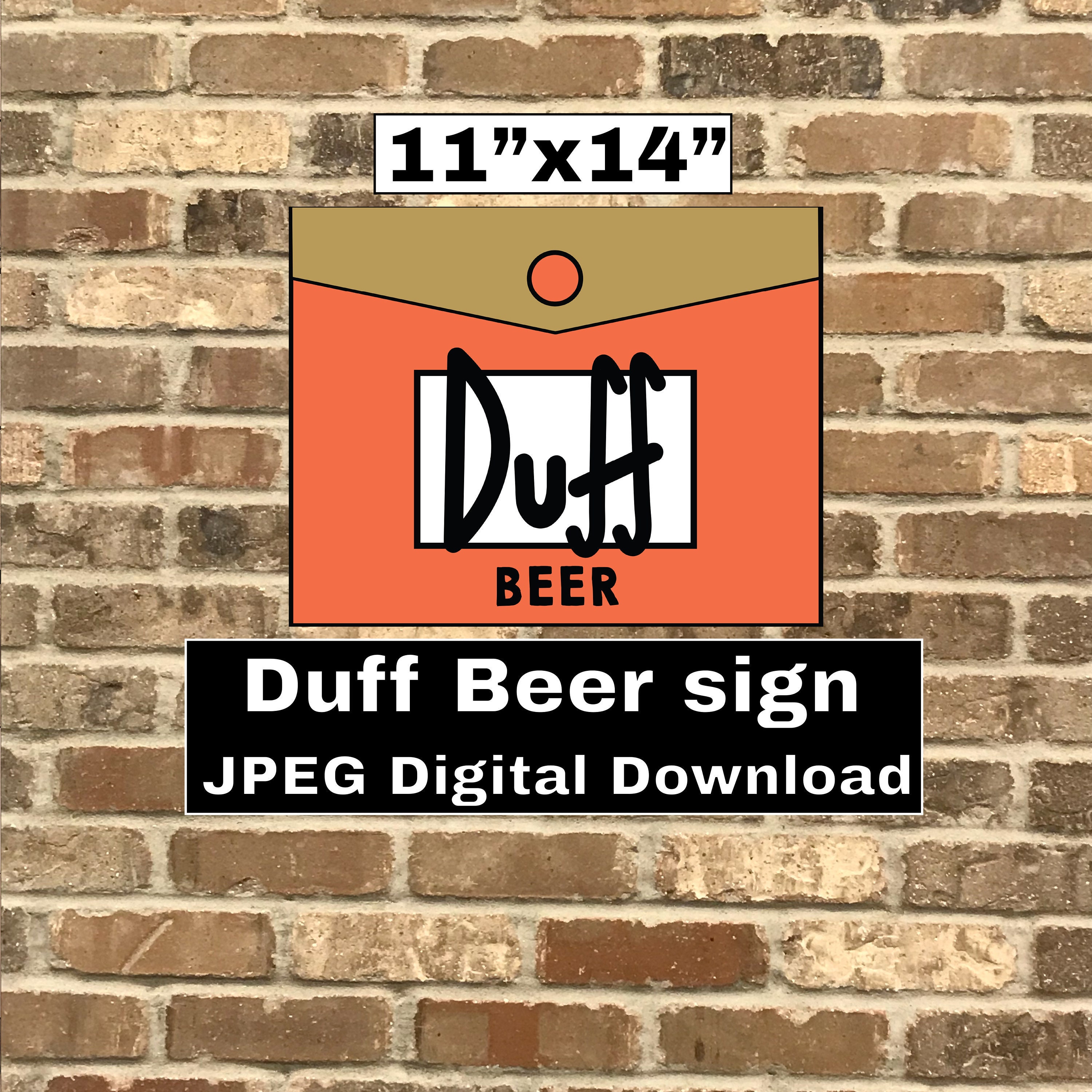 Duff Beer Logo Printable
