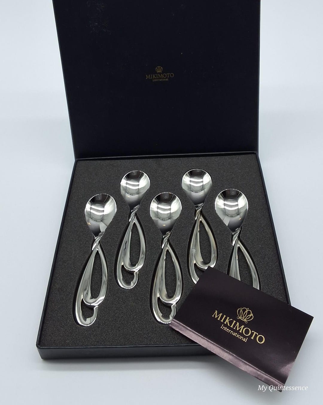 Vintage Mikimoto Dessert Coffee Tea Spoons Boxed - Etsy