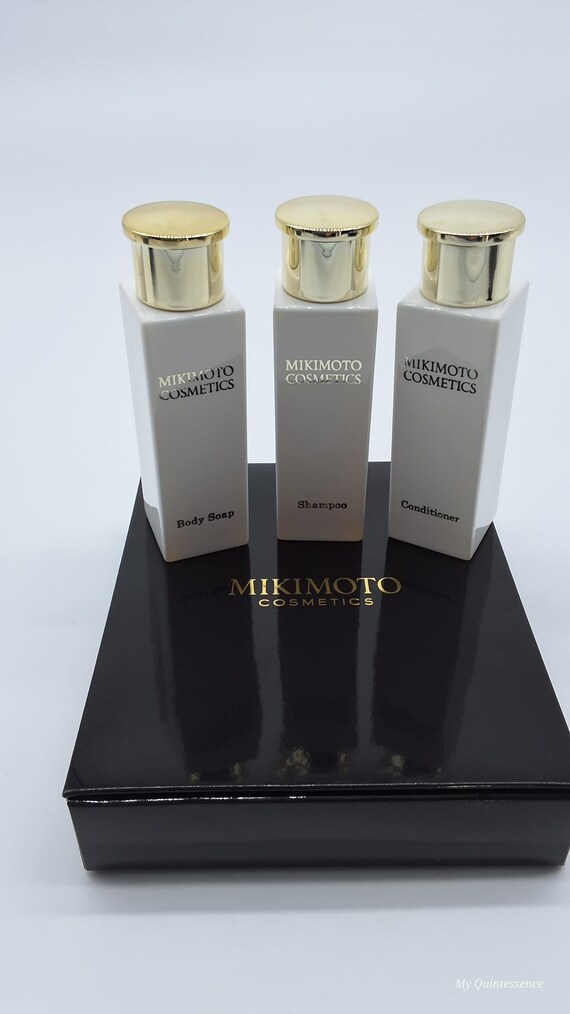 Mikimoto Travel Kit Body Soap, Shampoo, Conditioner - Gem