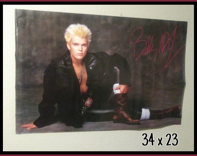 1980's Billy Idol Poster - Etsy