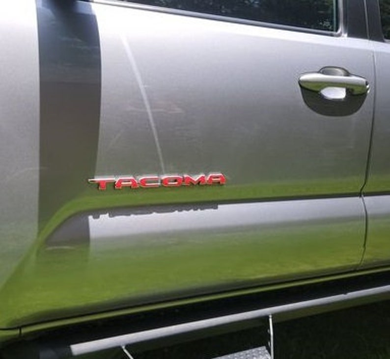 2016 Toyota Tacoma Door Emblem Overlay Decals - Etsy