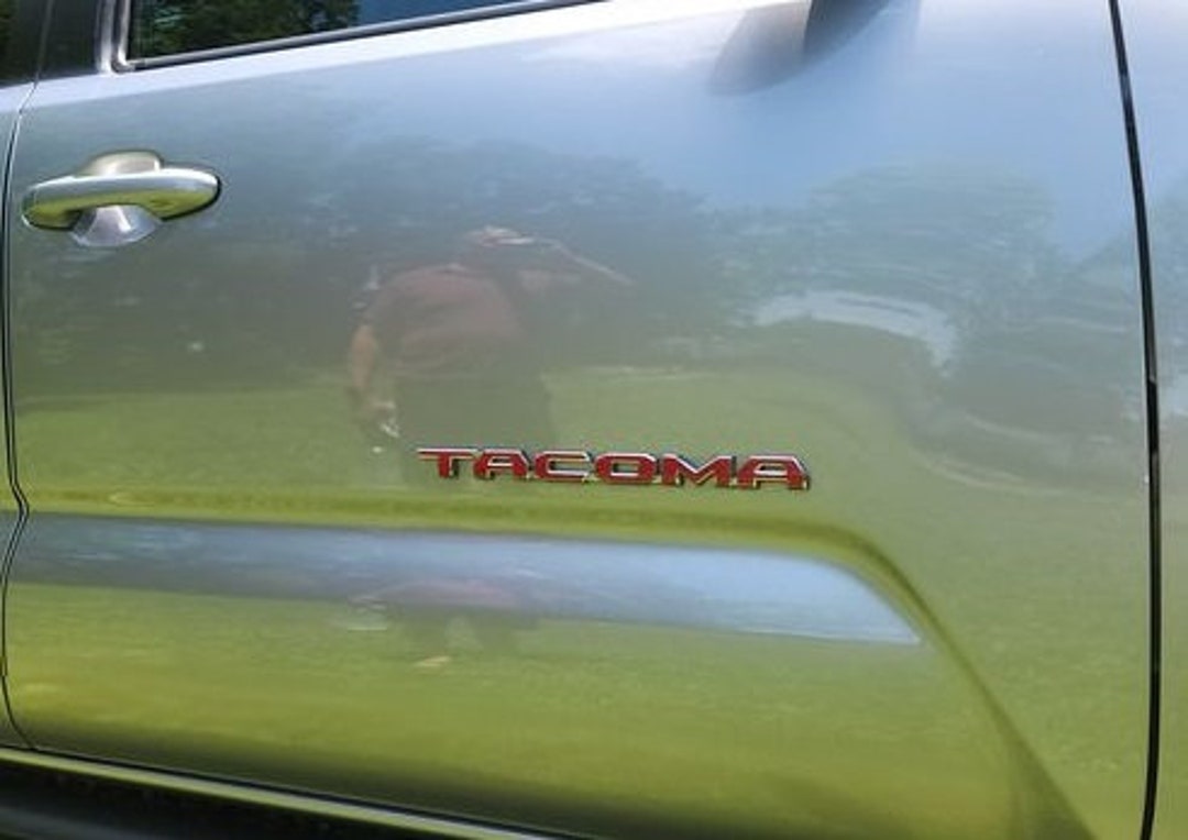 2016+ Toyota Tacoma Door Emblem Overlay Decals - Etsy