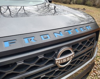 Domed Hood/grille Letters Compatible With Nissan Frontier 2022 Raised ...