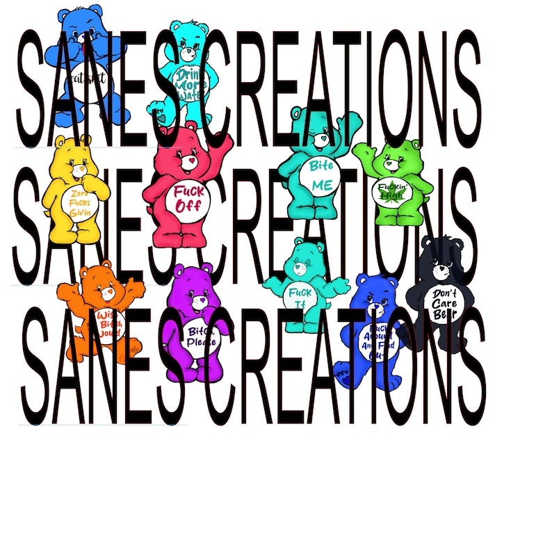 Swear Bears Bundle - Etsy